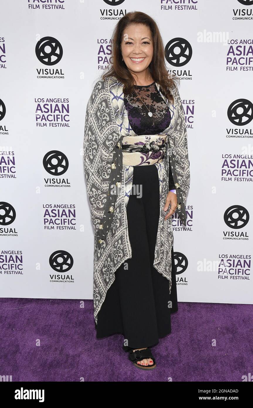 Los Angeles, USA. 23rd Sep, 2021. Ren Hanami arrives at the 2021 Los Angeles Asian Pacific Film ...