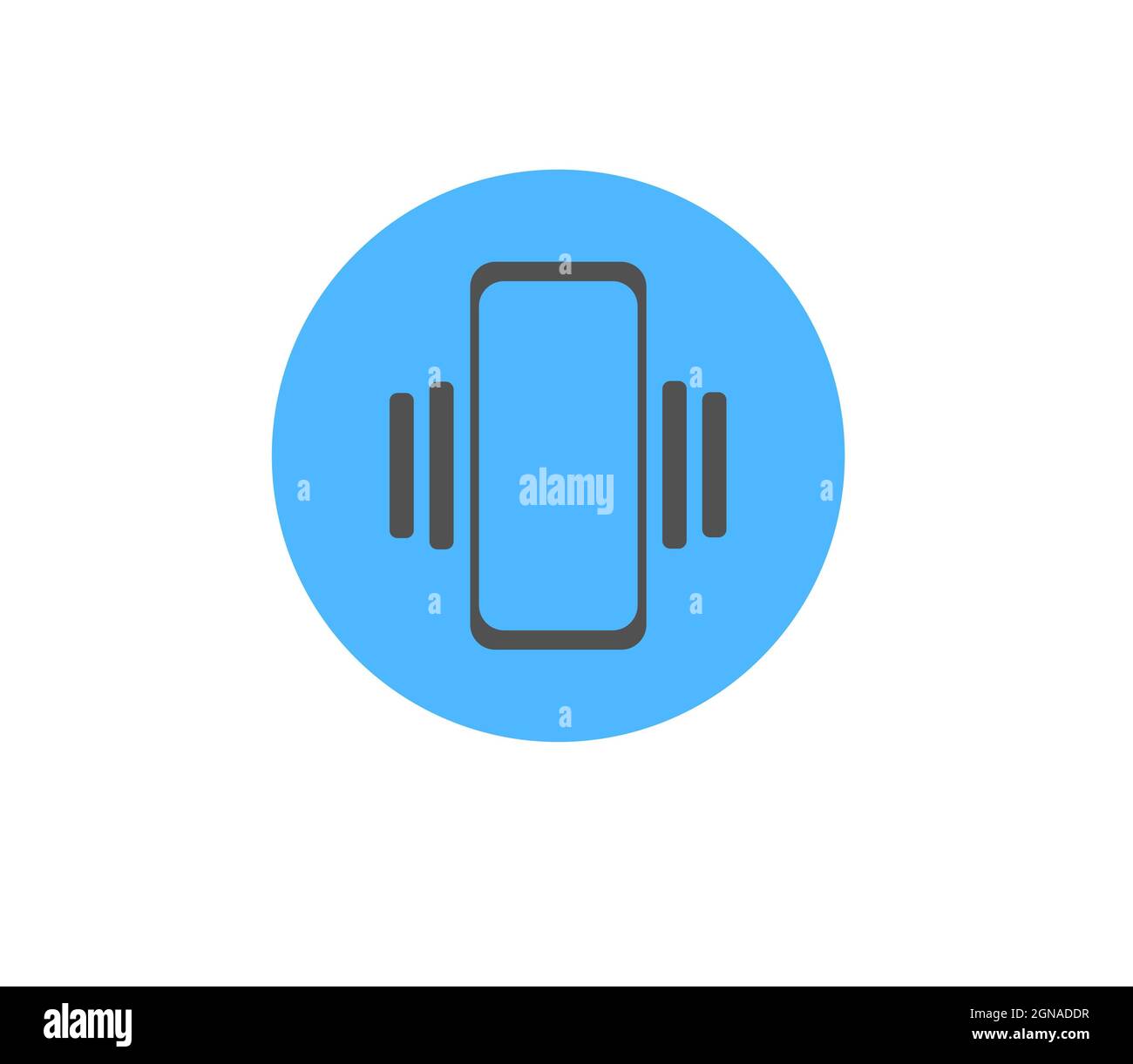 Smart phone in silent mode icon. Smartphone on vibration mode sign ...