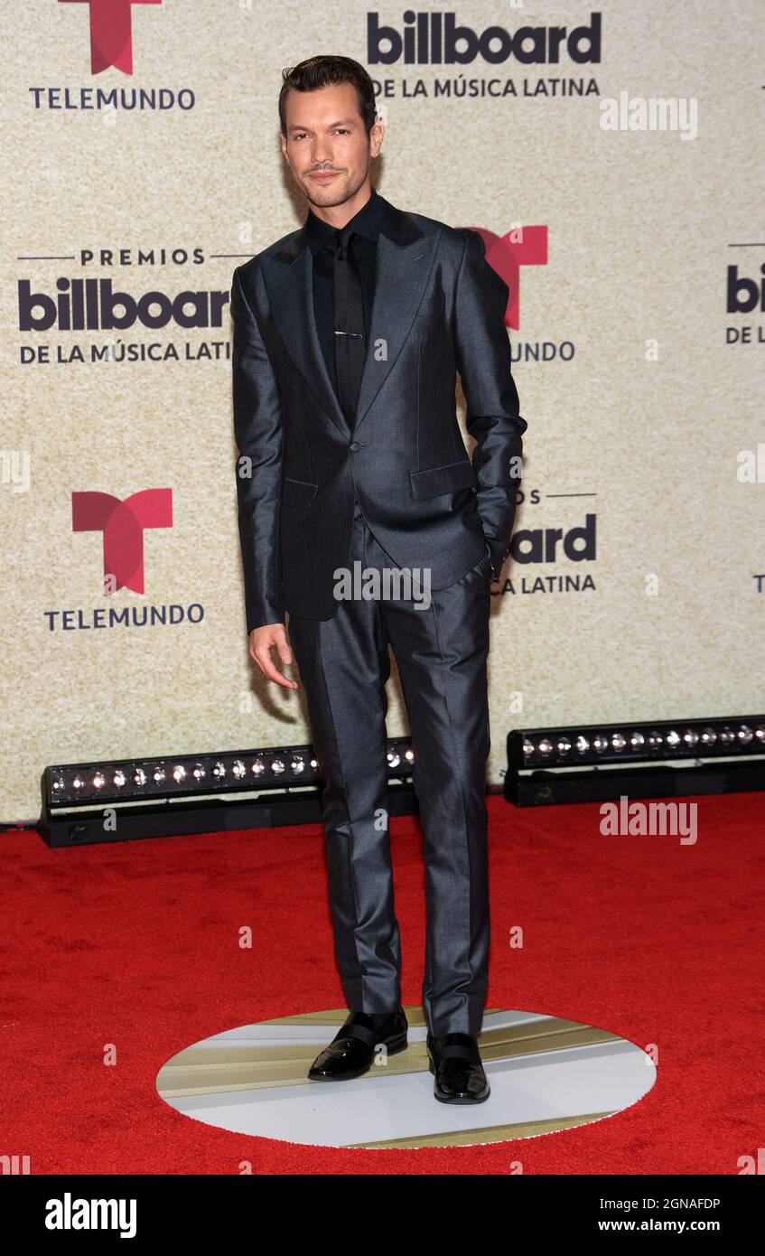 PREMIOS BILLBOARD DE LA MÚSICA LATINA 2021 -- Freddy Lomelí is seen on ...
