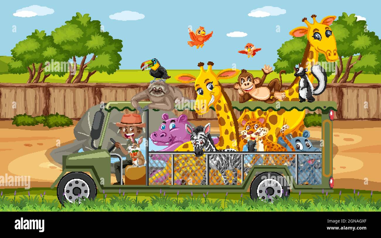 Cage on cart Stock Vector Images - Alamy