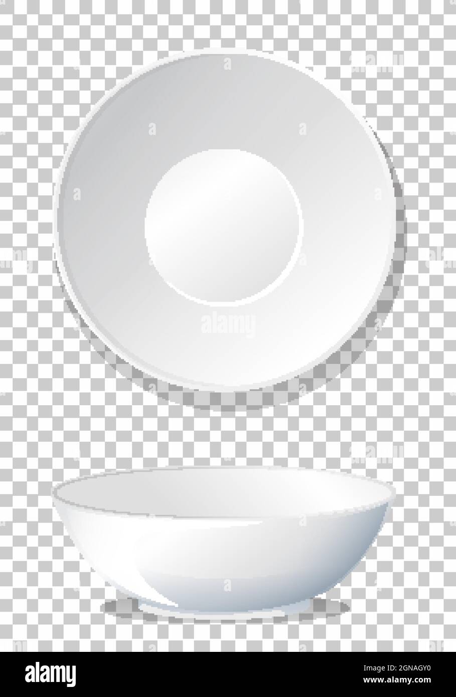 Plastic bowl side blank hi-res stock photography and images - Alamy