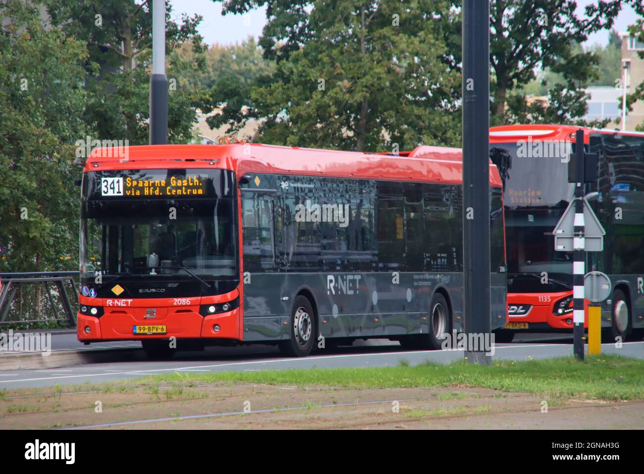 Bus stop red brick building hi-res stock photography and images - Alamy