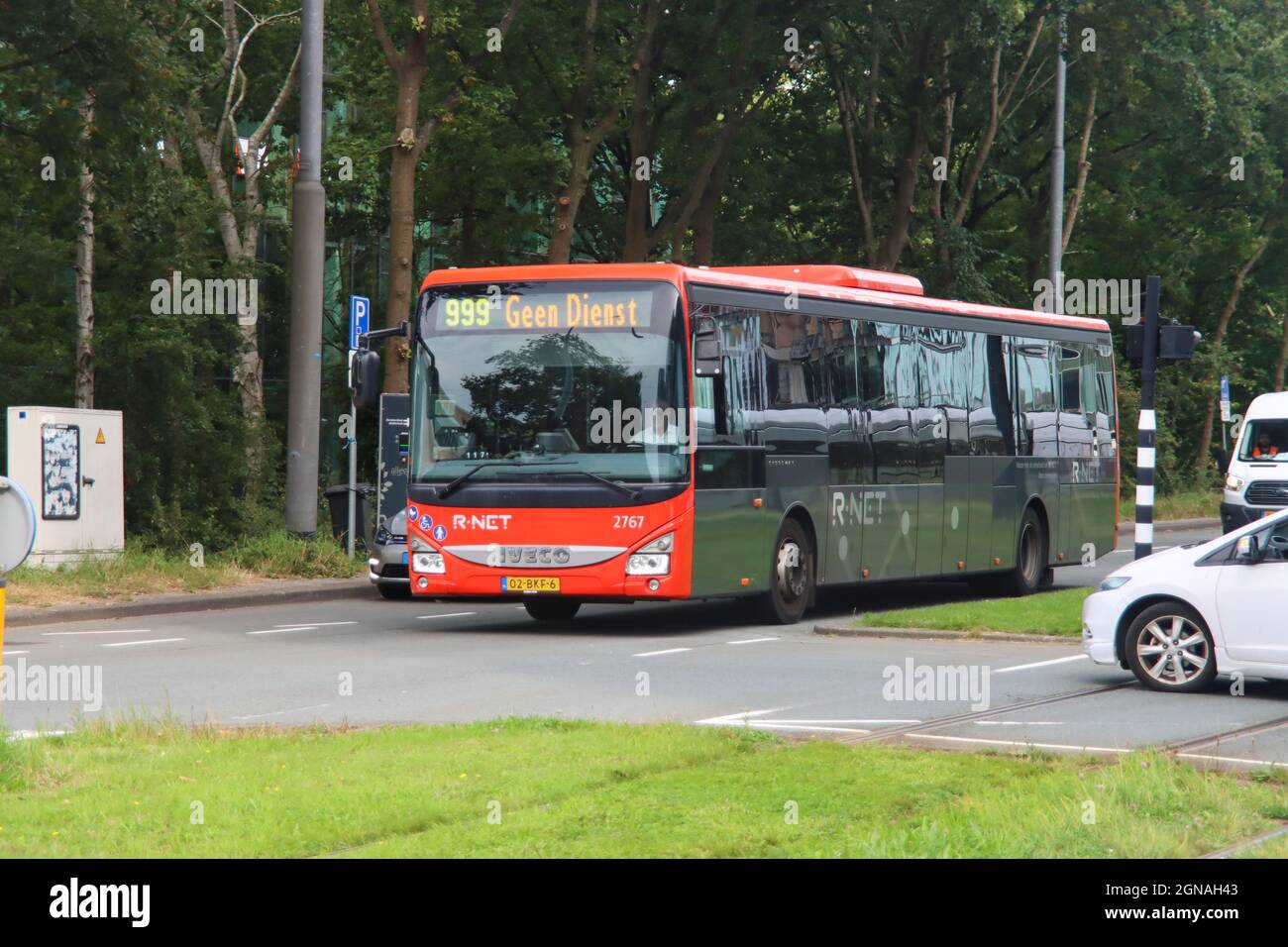Bus stop red brick building hi-res stock photography and images - Alamy