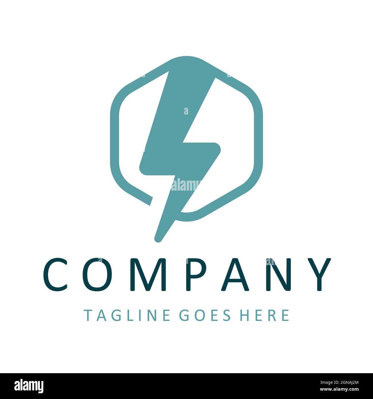 Electricity logo and electric energy vector logo Stock Vector Image ...