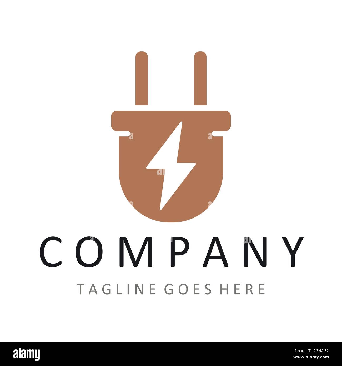 Electricity logo and electric energy vector logo Stock Vector Image ...