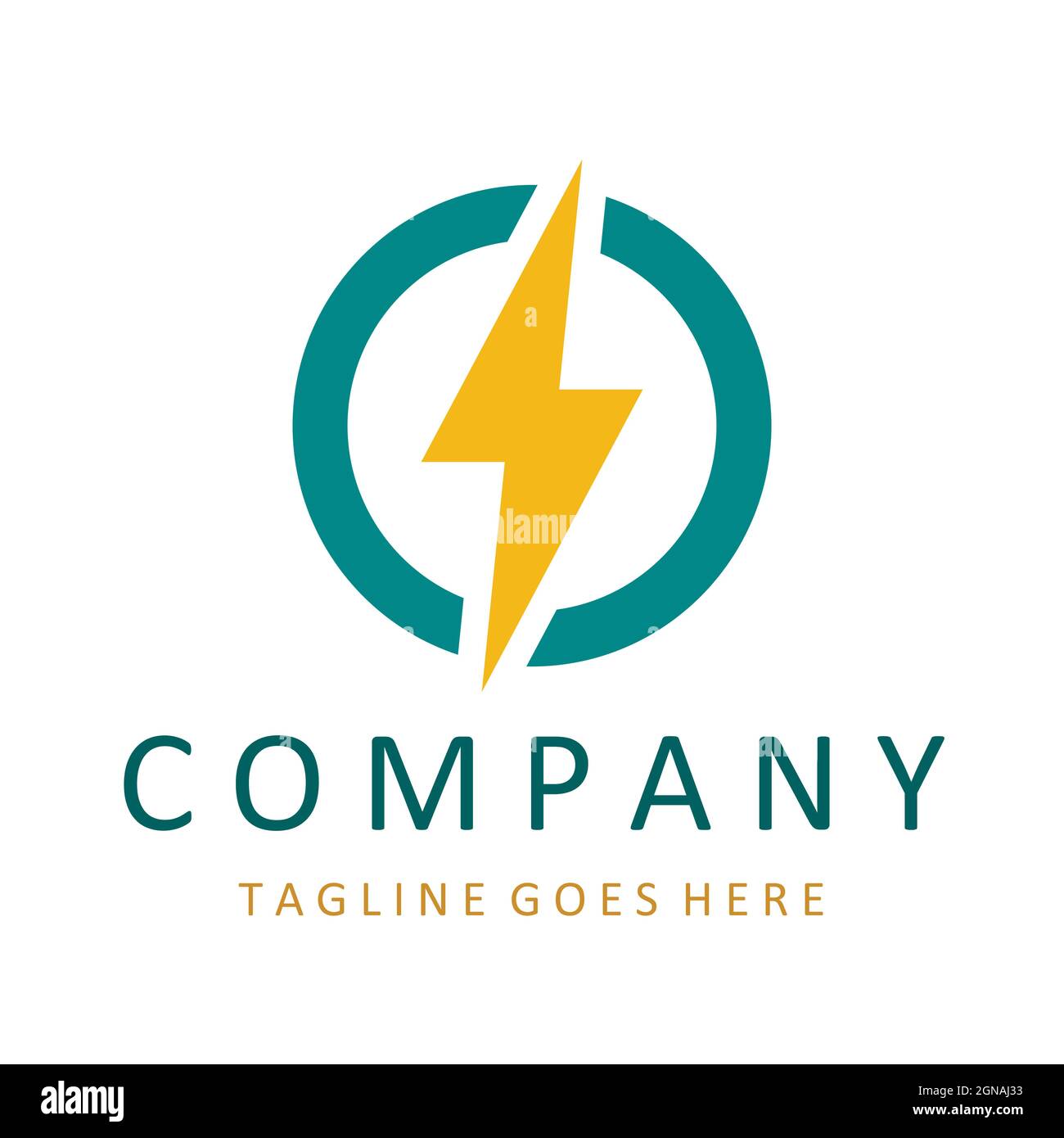 Electricity logo and electric energy vector logo Stock Vector Image ...