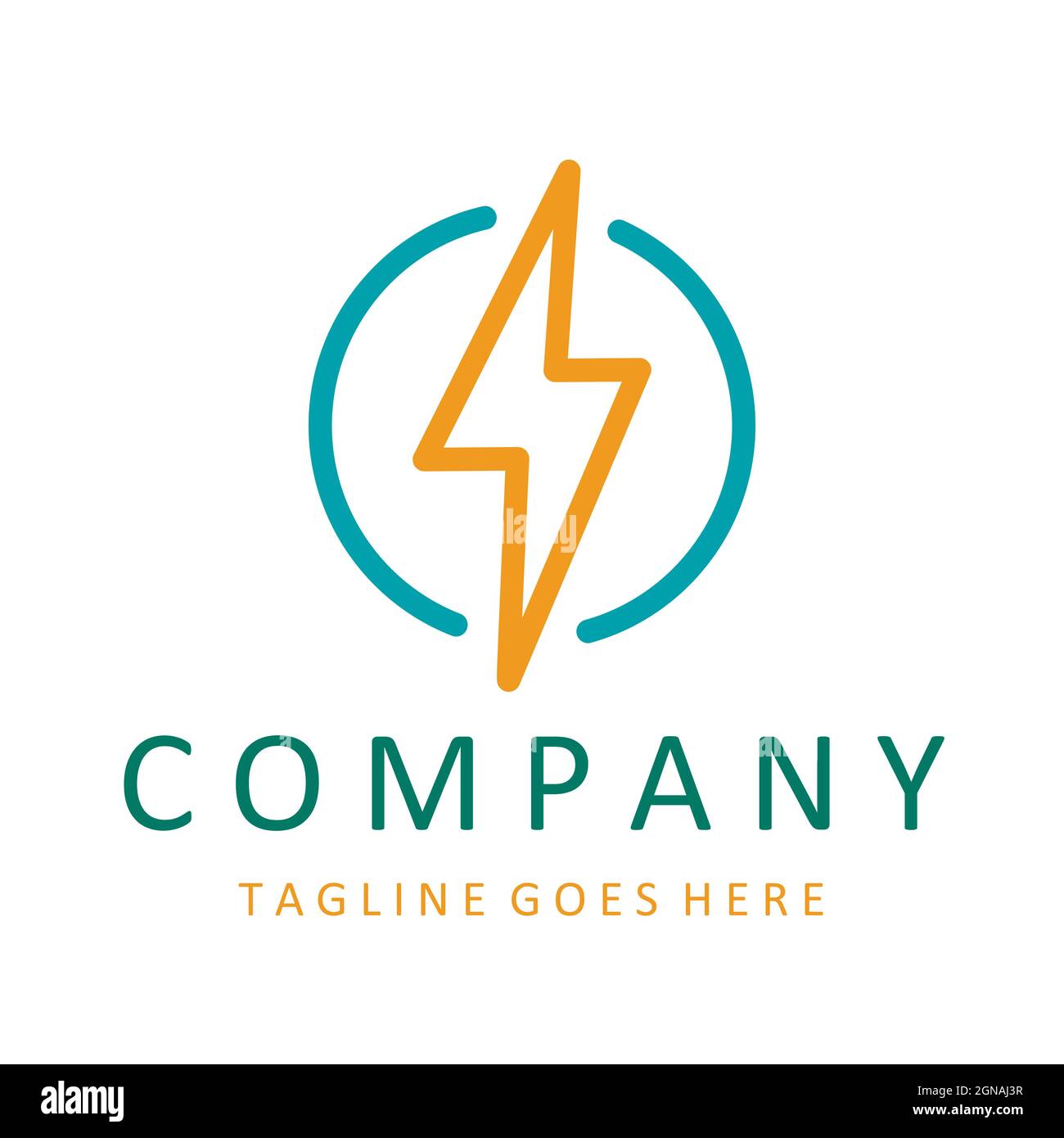 Electricity logo and electric energy vector logo Stock Vector Image ...