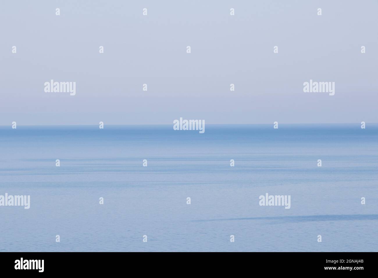 Blue sea horizon background, blue color gradient, view and landscape ...