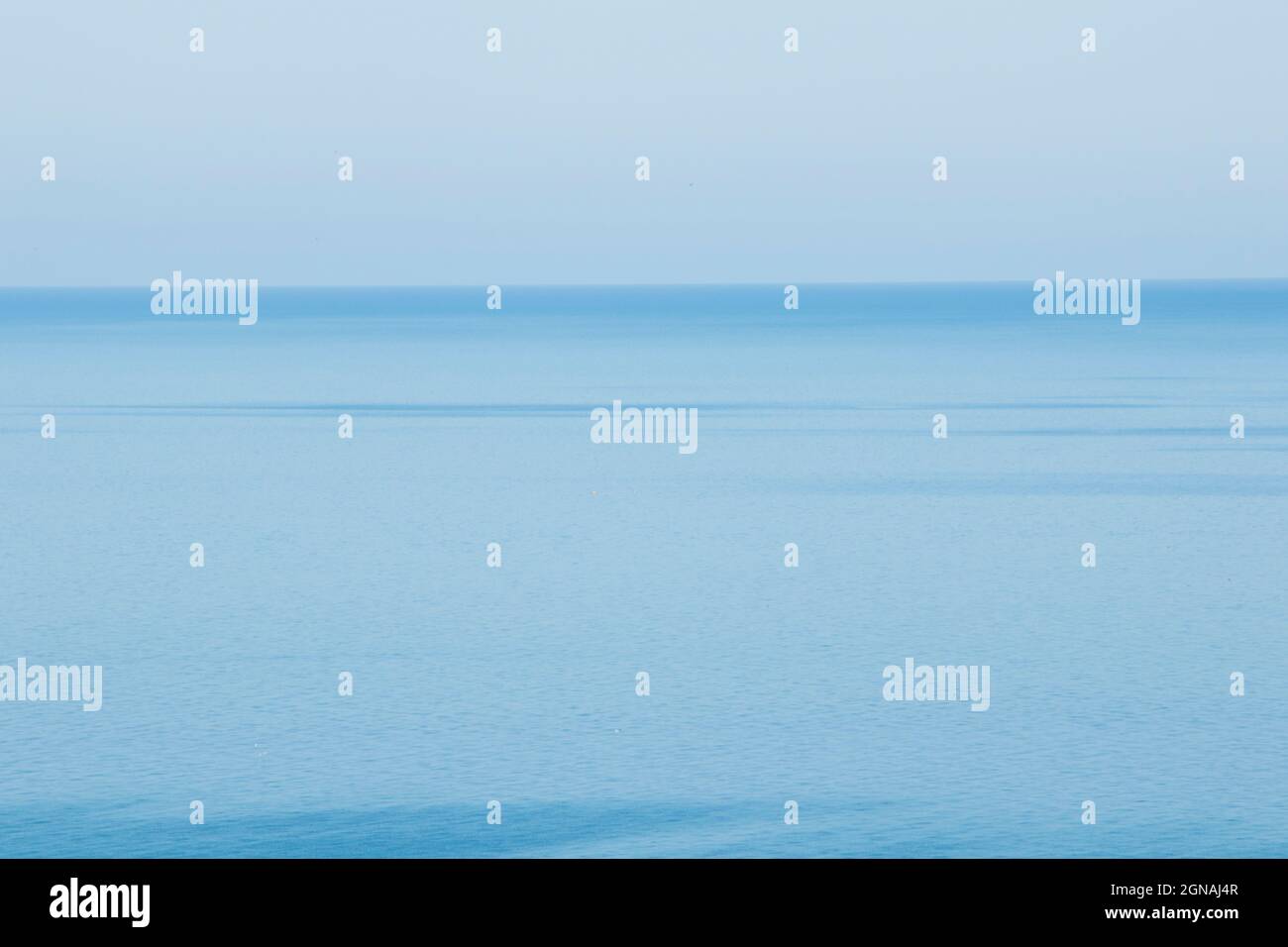 Blue sea horizon background, blue color gradient, view and landscape ...