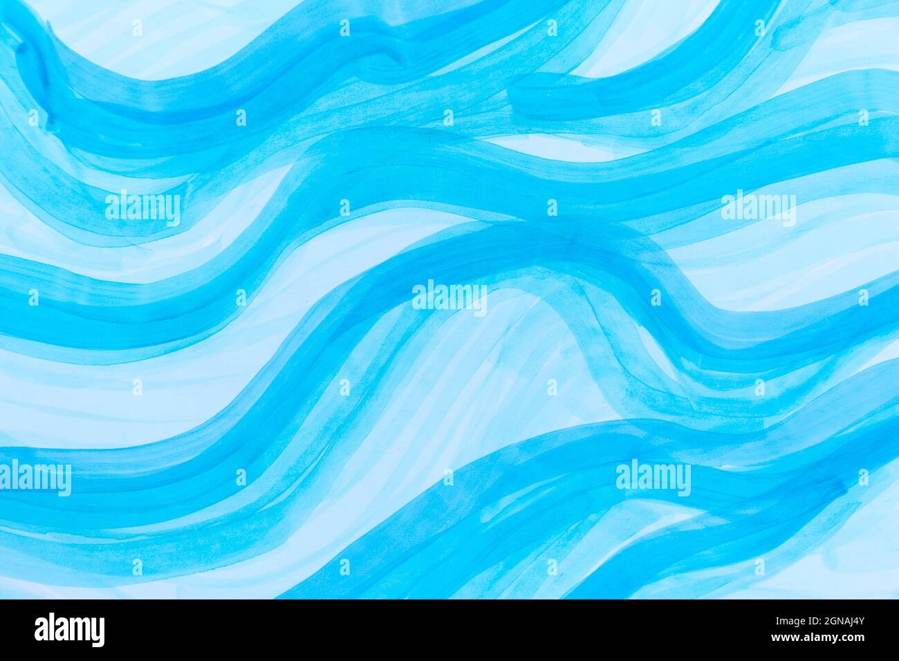Blue gradient wave sea background. Light marker texture Stock Photo - Alamy
