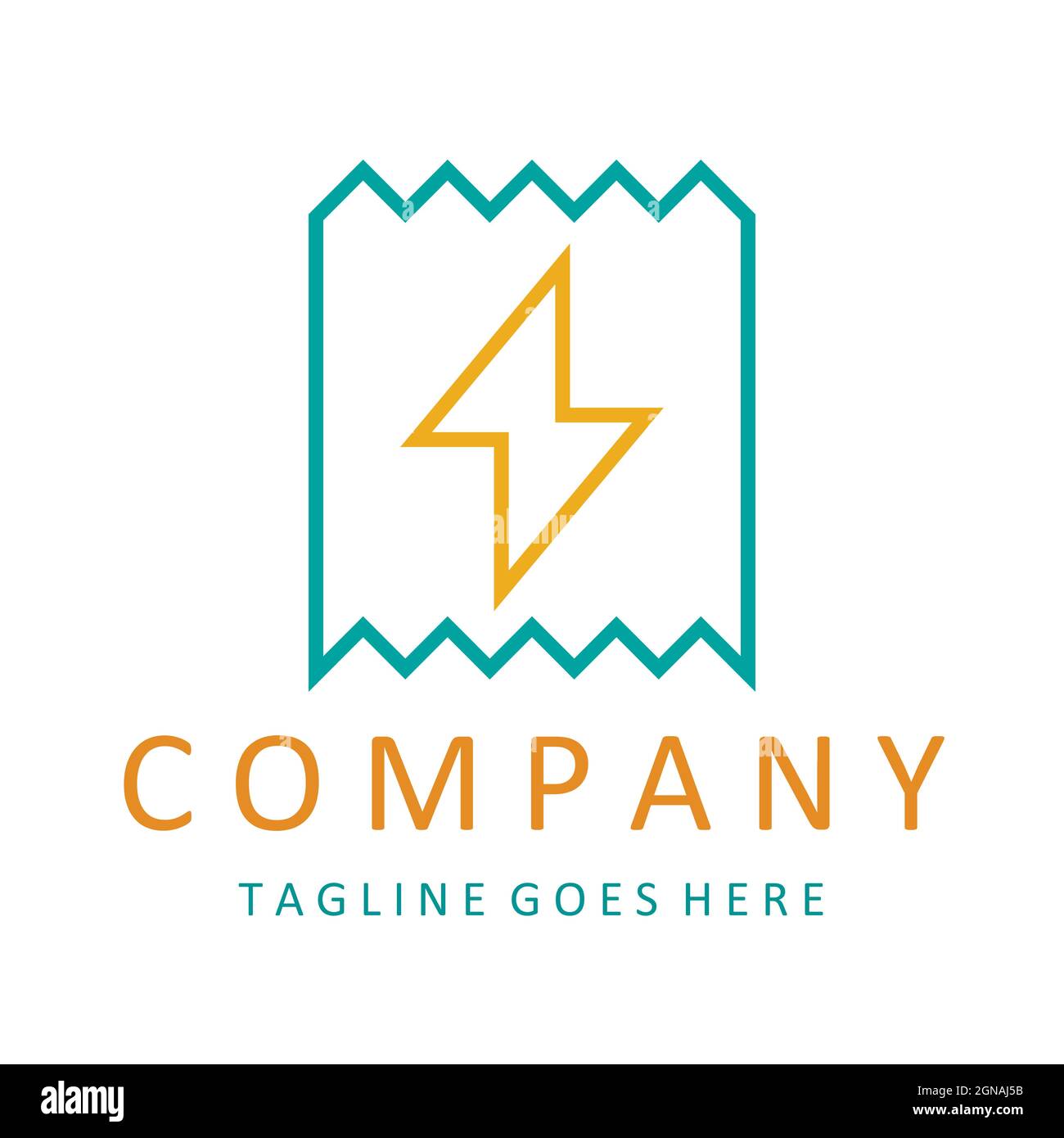 Electricity logo and electric energy vector logo Stock Vector Image ...