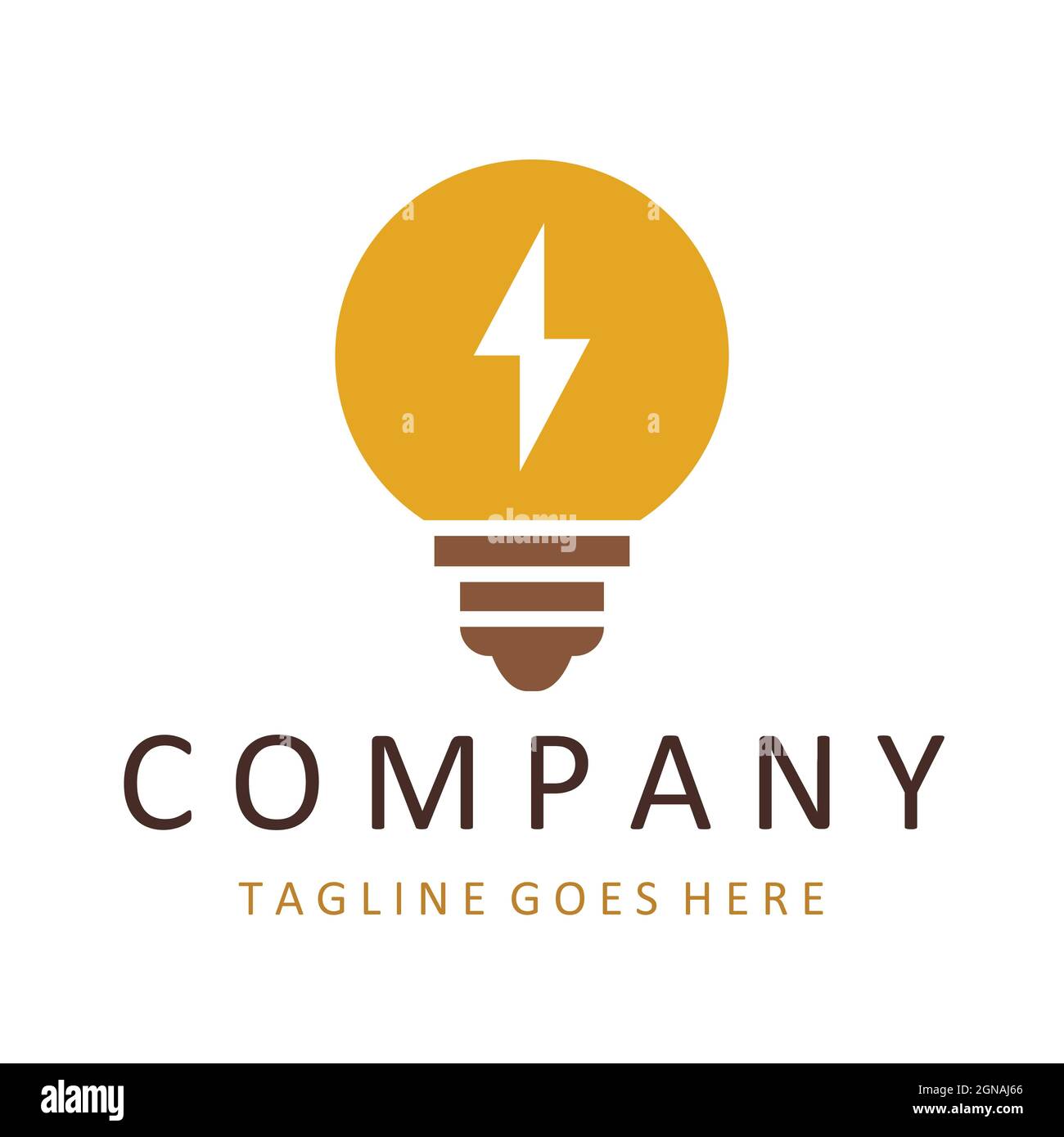 Electricity logo and electric energy vector logo Stock Vector Image ...