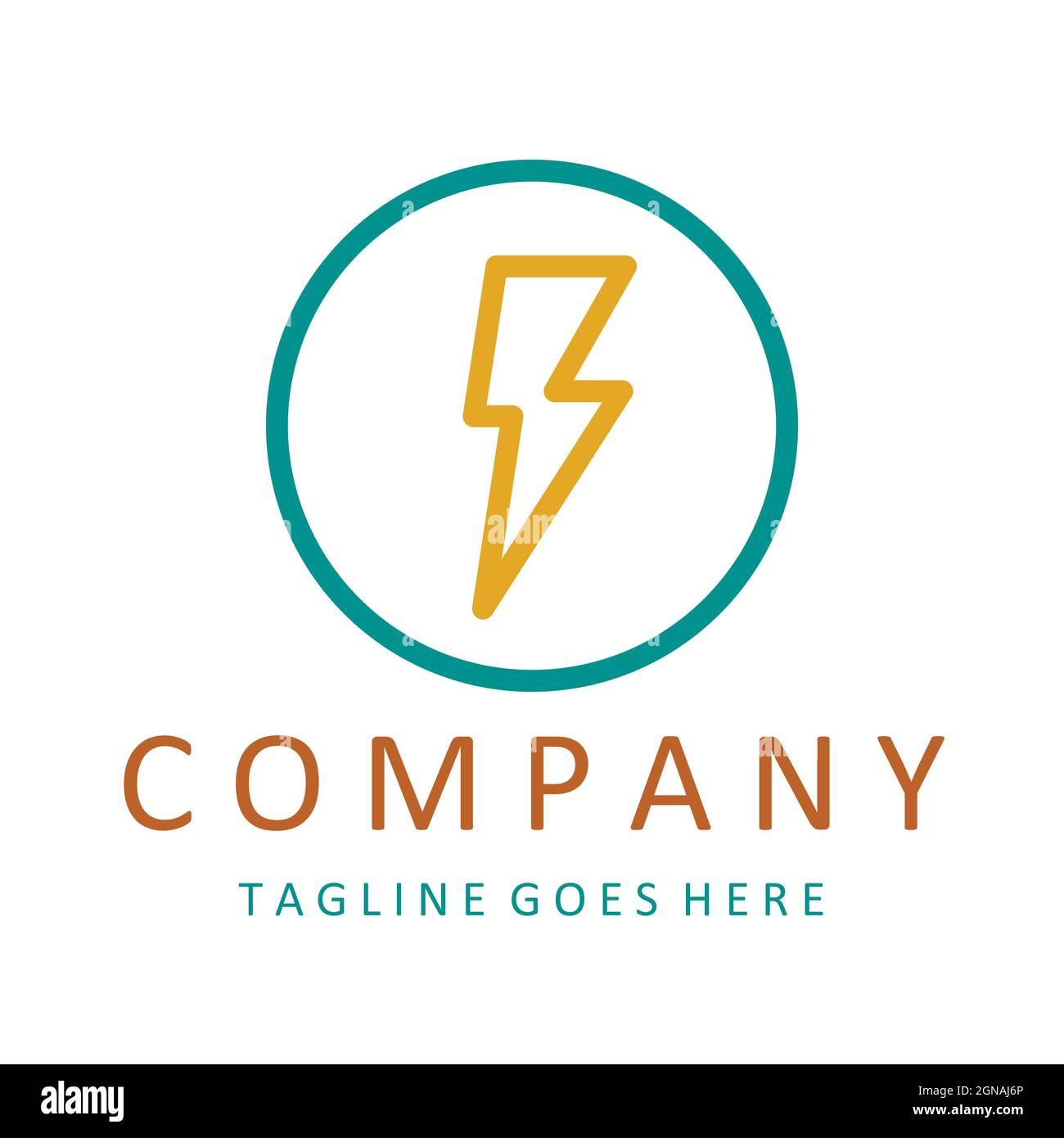 Electricity logo and electric energy vector logo Stock Vector Image ...