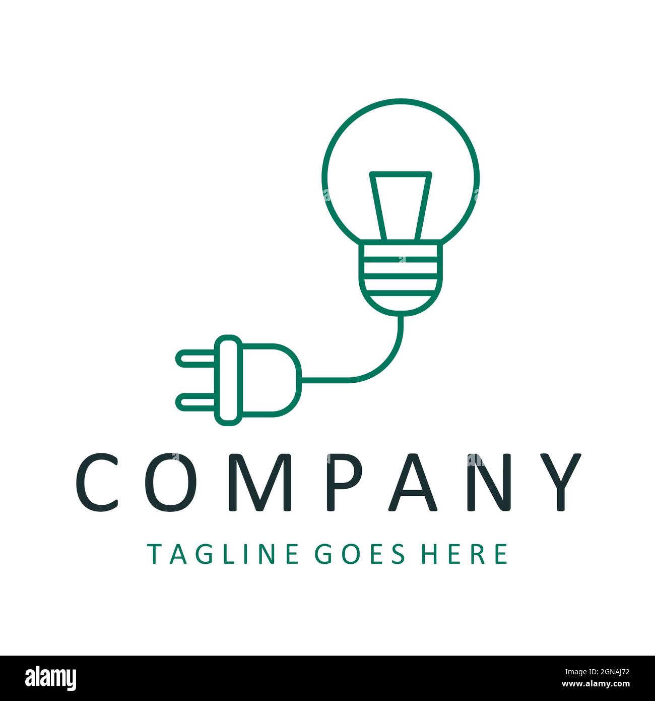 Electricity logo and electric energy vector logo Stock Vector Image ...