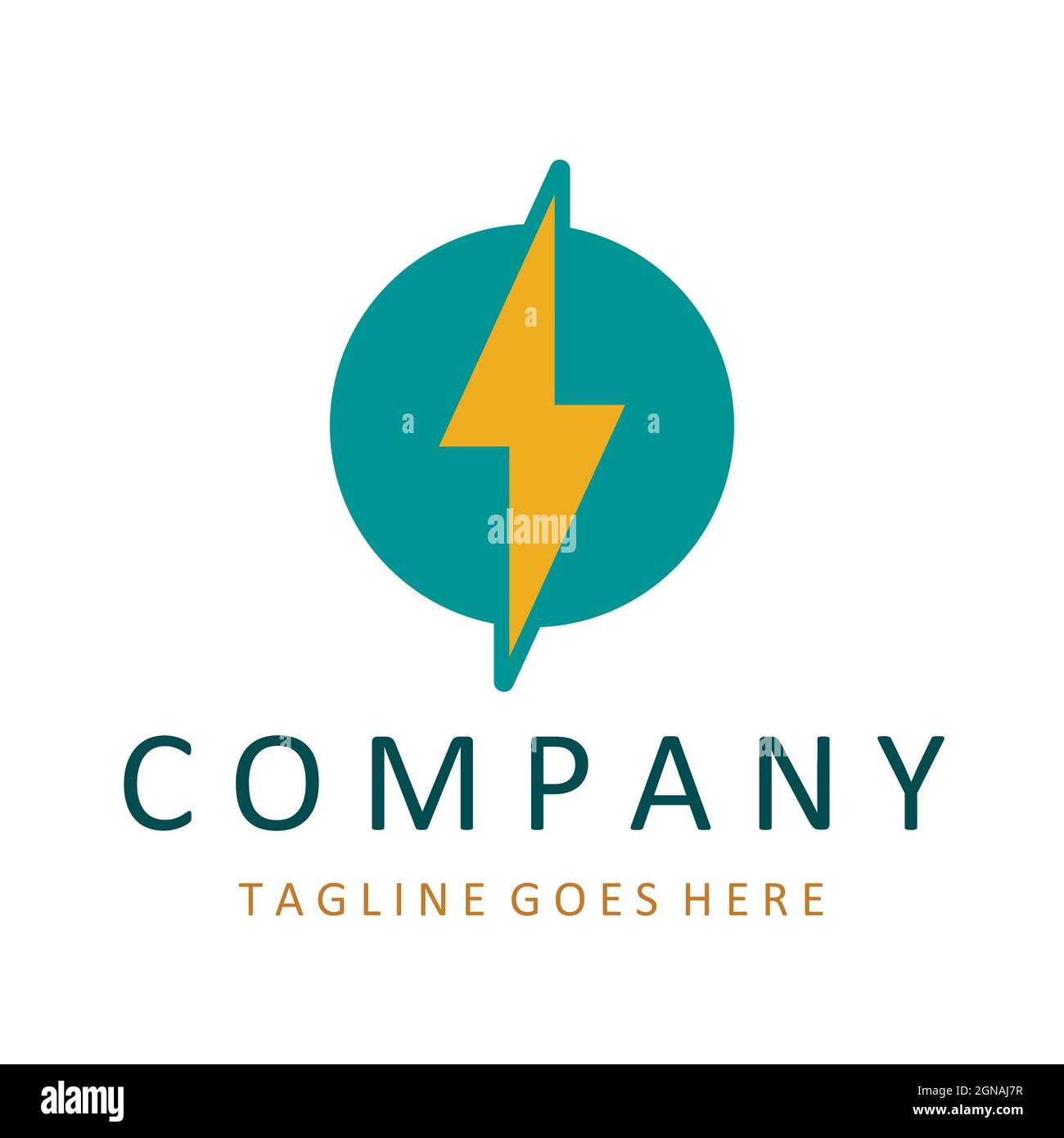 Electricity logo and electric energy vector logo Stock Vector Image ...