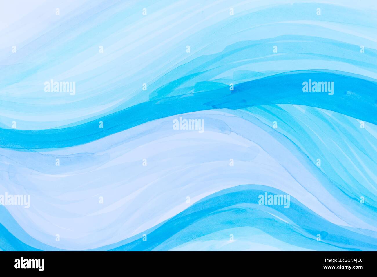 Blue gradient wave sea background. Light marker texture Stock Photo - Alamy