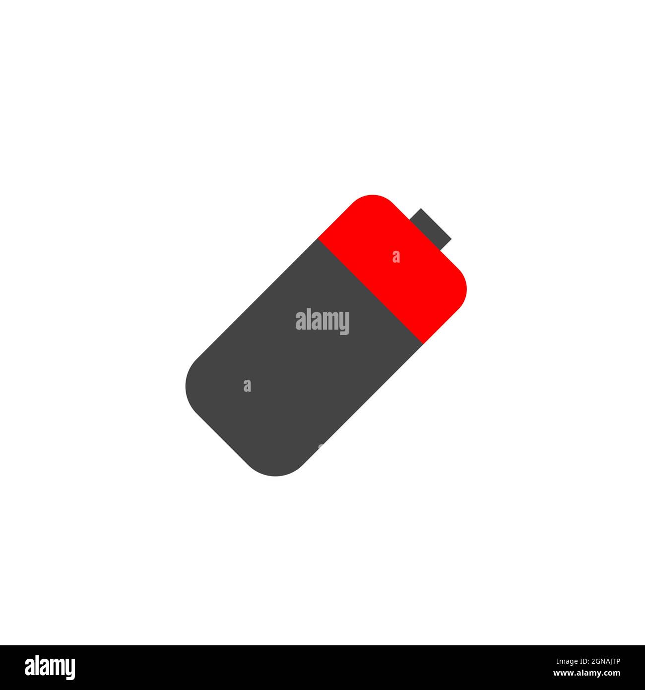 Cell battery icon isolated on white background, battery symbol Vector ...