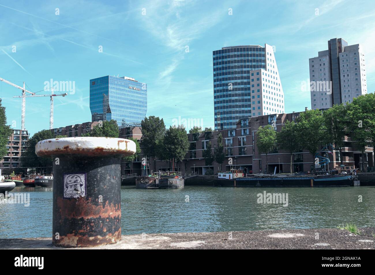 a small port area within rotterdam Stock Photo - Alamy