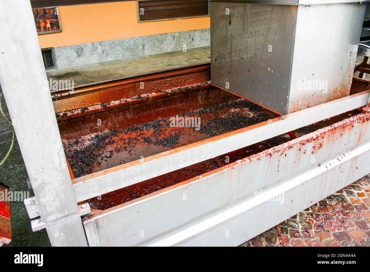 Machine for pressing and making wine hi-res stock photography and ...