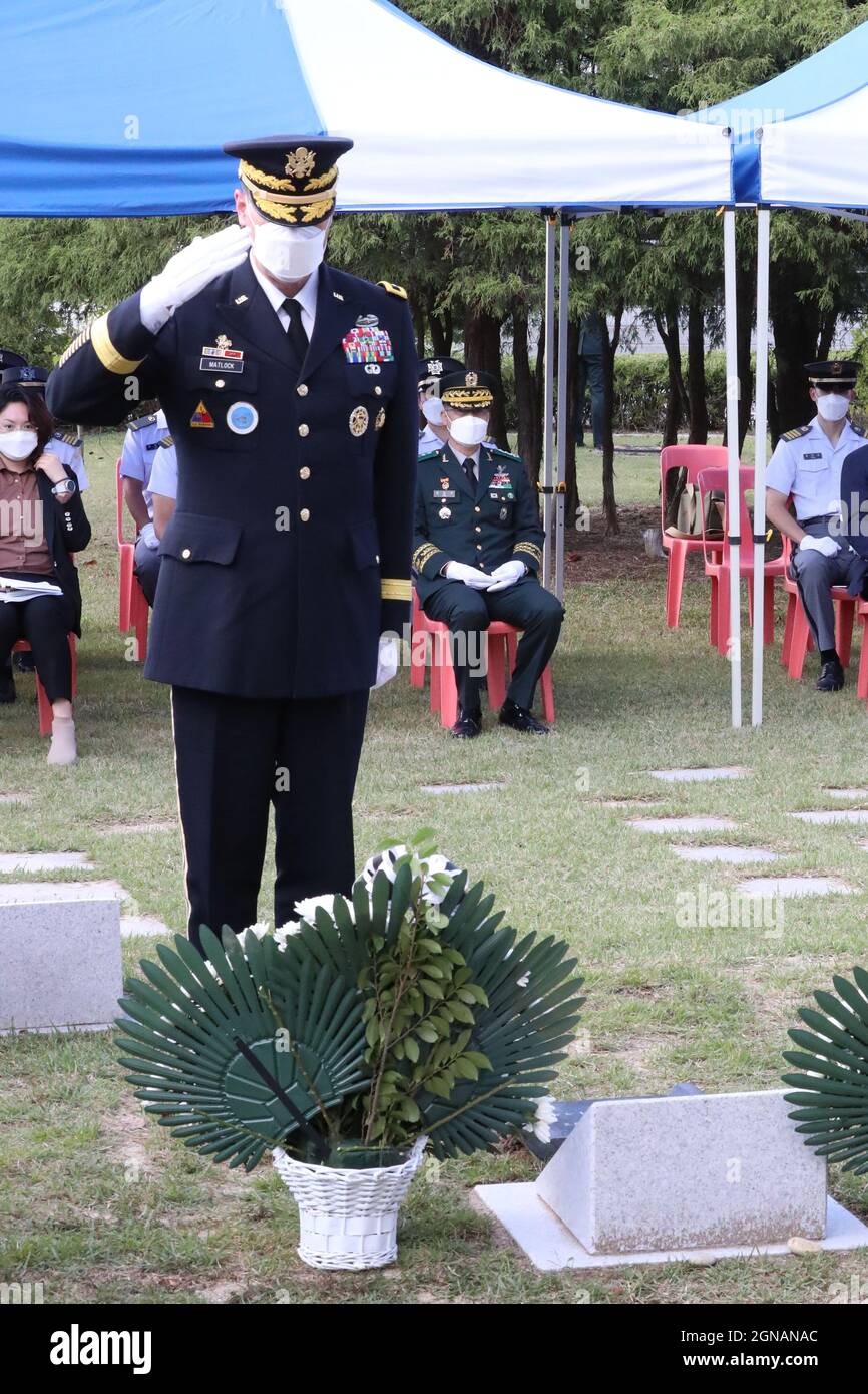24th Sep, 2021. Monument for West Point war dead Major Gen. Patrick ...