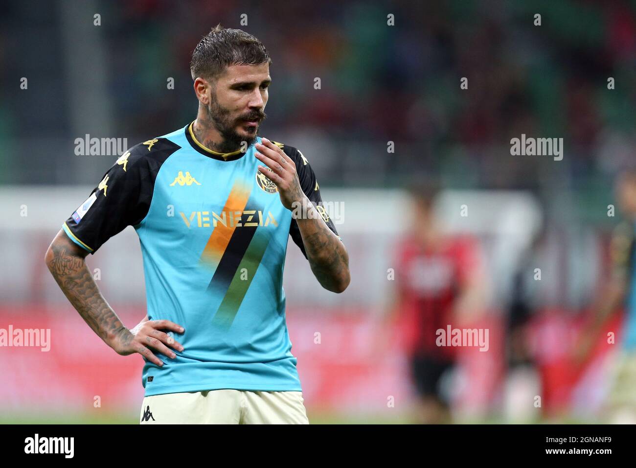 Antonio Vacca of Venezia Fc looks on during the Serie A match between ...
