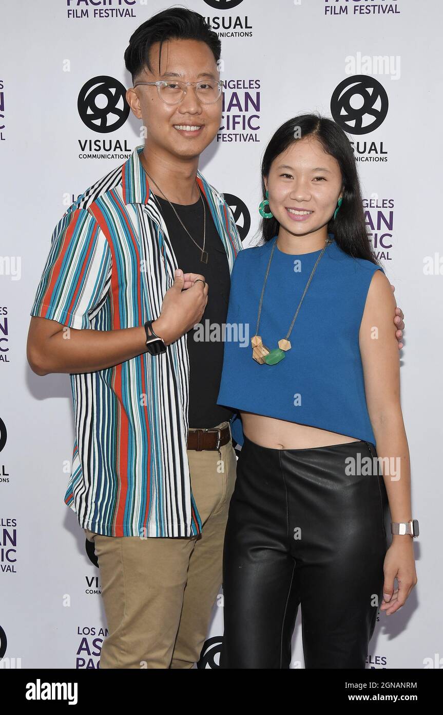 Los Angeles, USA. 23rd Sep, 2021. (L-R) Christian Ting and Lacy Lew ...
