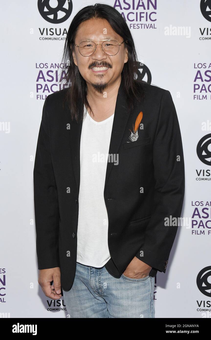 Tuan Lee arrives at the 2021 Los Angeles Asian Pacific Film Festival ...