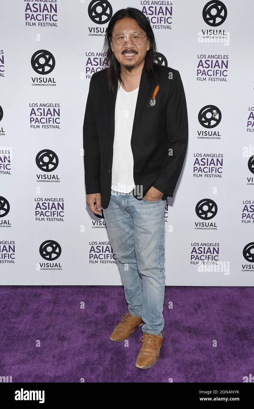 Tuan Lee arrives at the 2021 Los Angeles Asian Pacific Film Festival ...