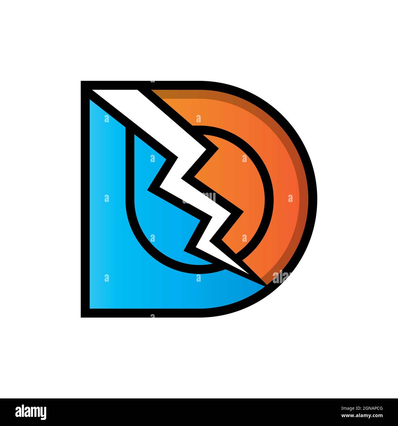 Letter d logo hi-res stock photography and images - Alamy