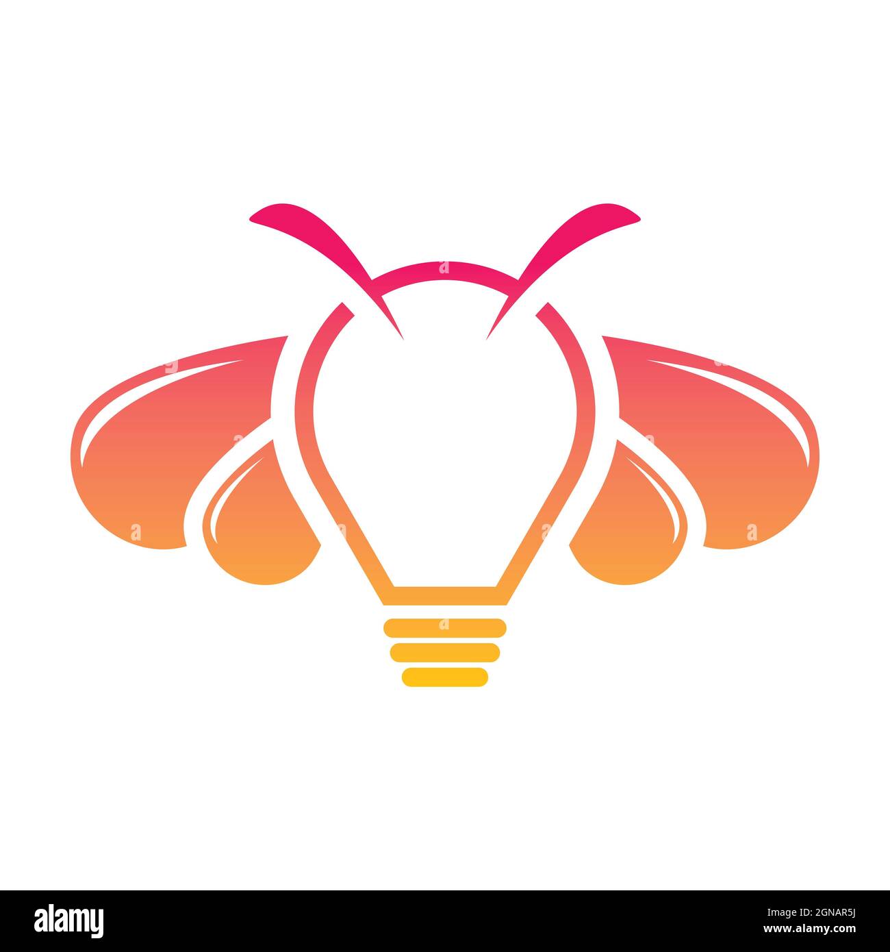 Bee logo hi-res stock photography and images - Alamy