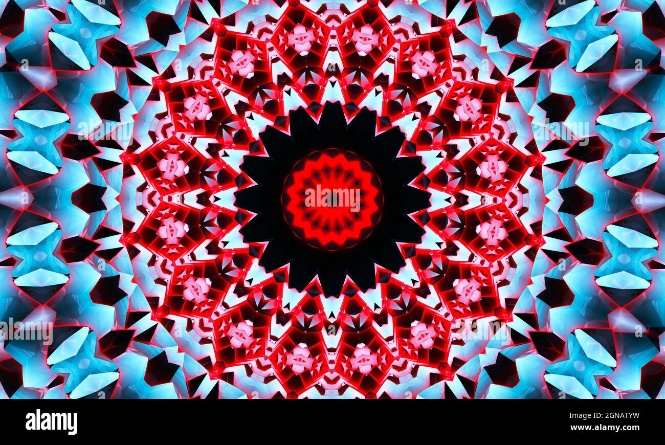 Eye catching kaleidoscope, abstract design that is surreal, strong ...