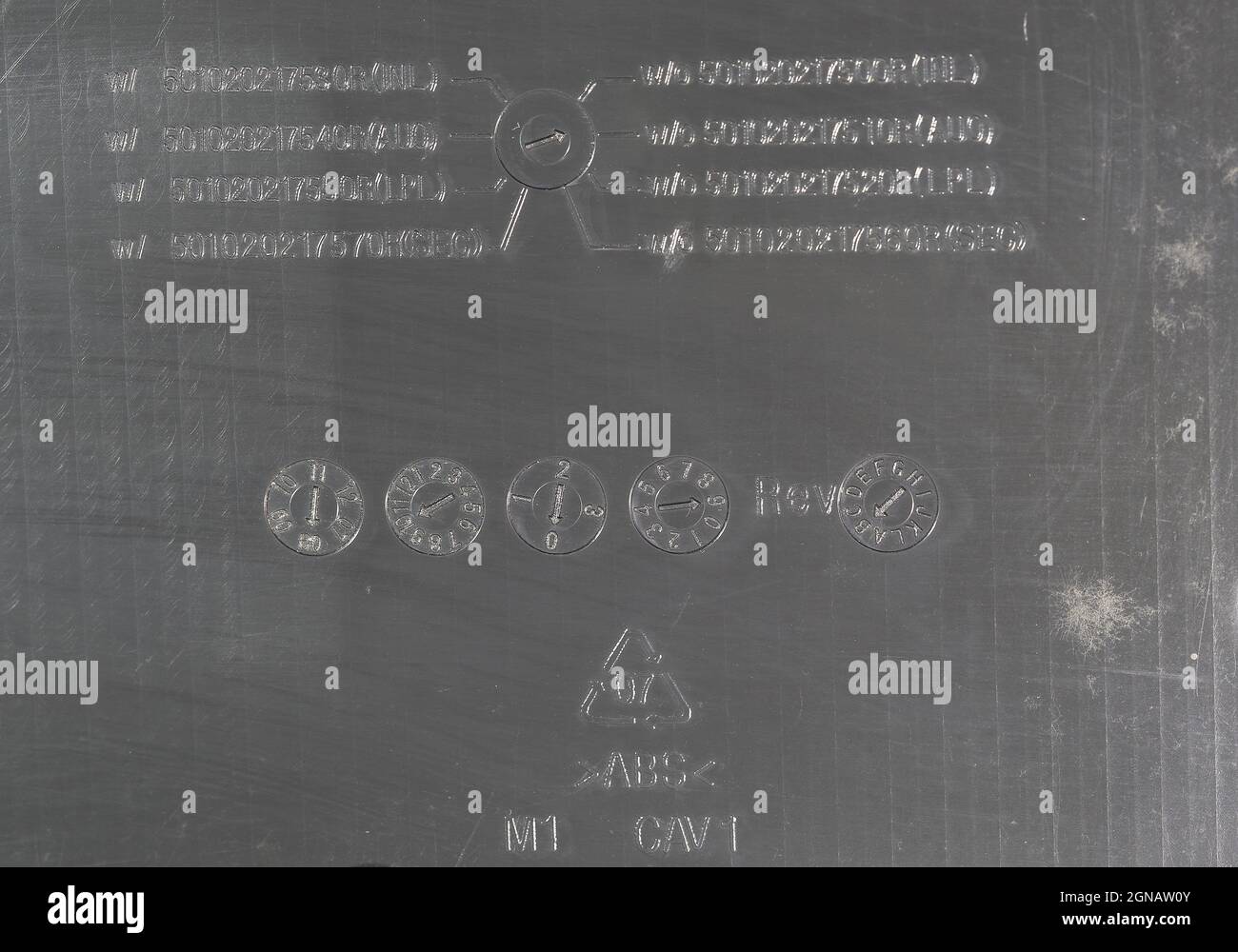 Identification Codes set icons, plastic recycle packings signs ...