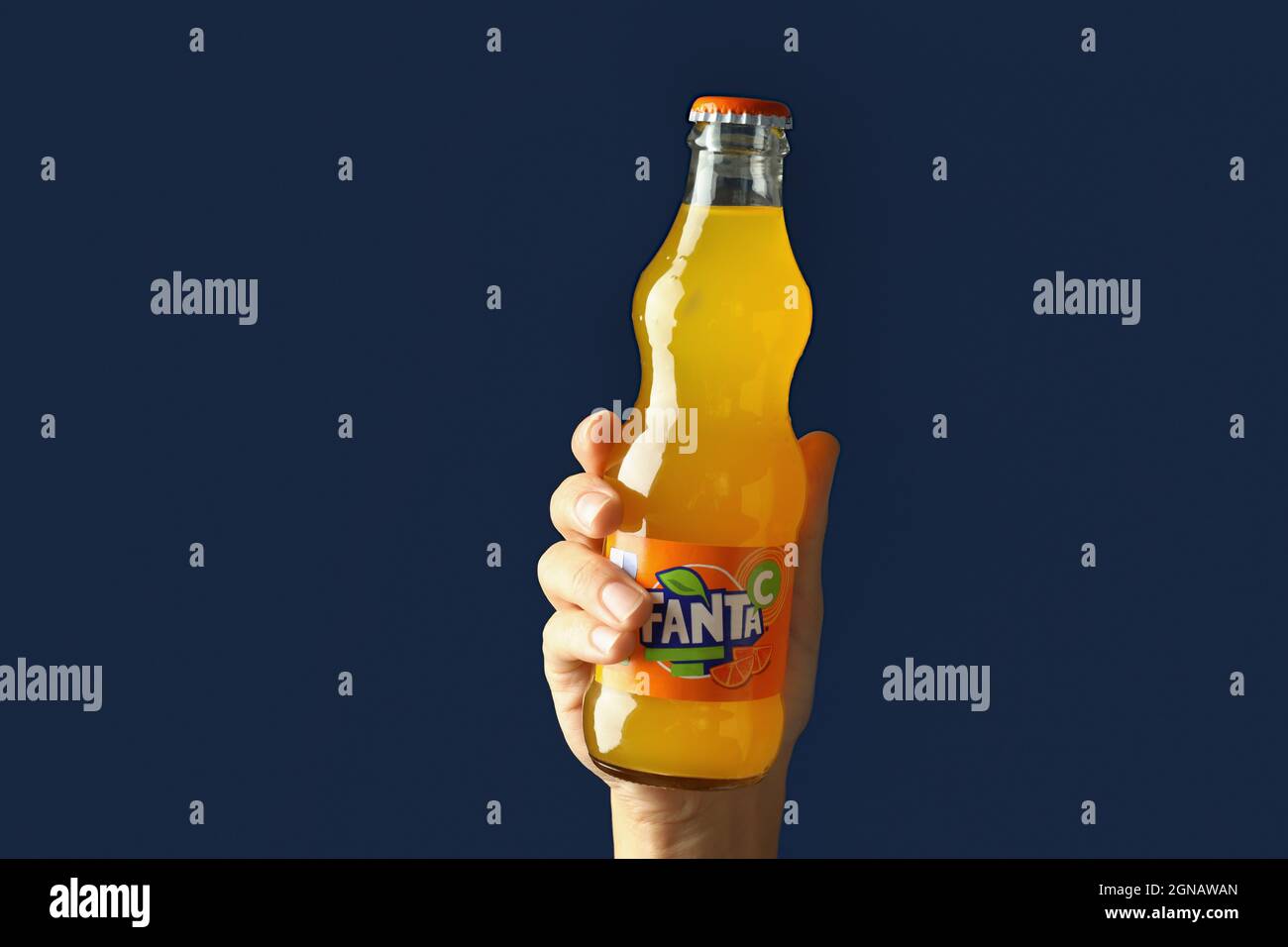 Fanta orange bottle hi-res stock photography and images - Alamy