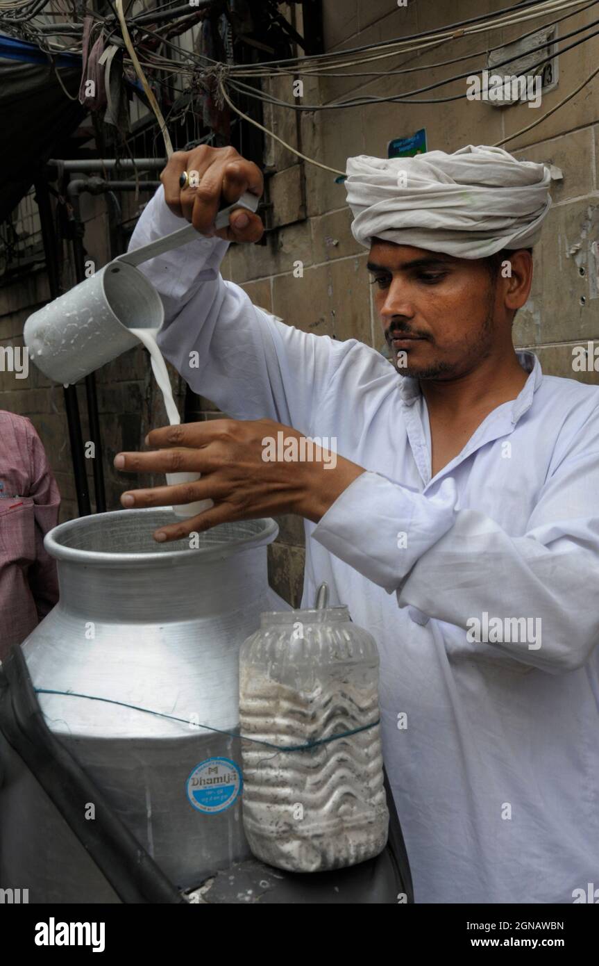 Milk seller hi-res stock photography and images - Alamy
