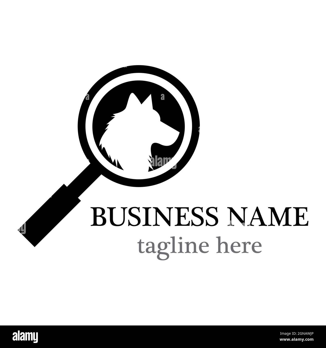 Howling wolf design hi-res stock photography and images - Alamy