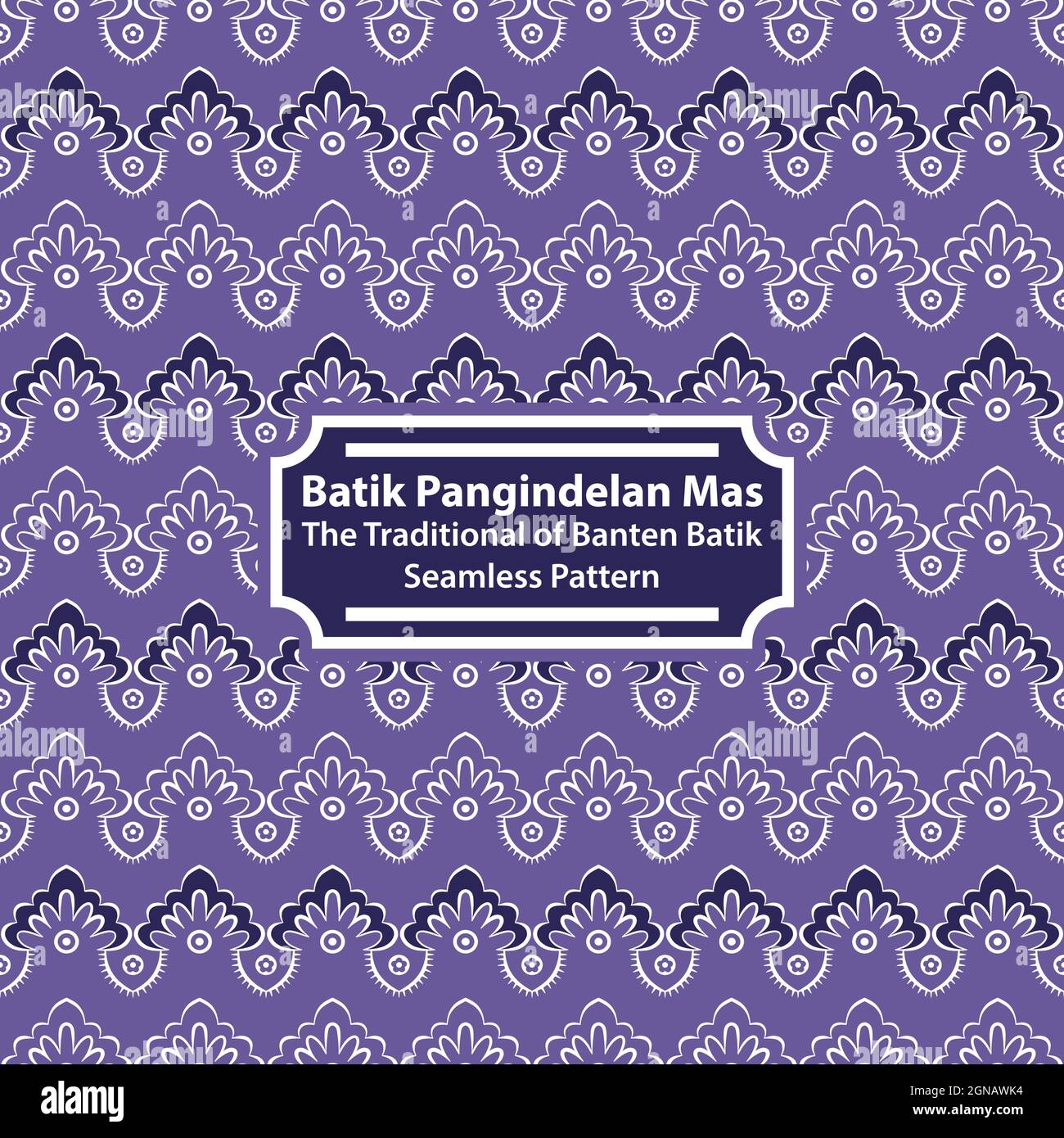 Batik Pangindelan Mas Banten - The Traditional of Banten Batik Seamless ...