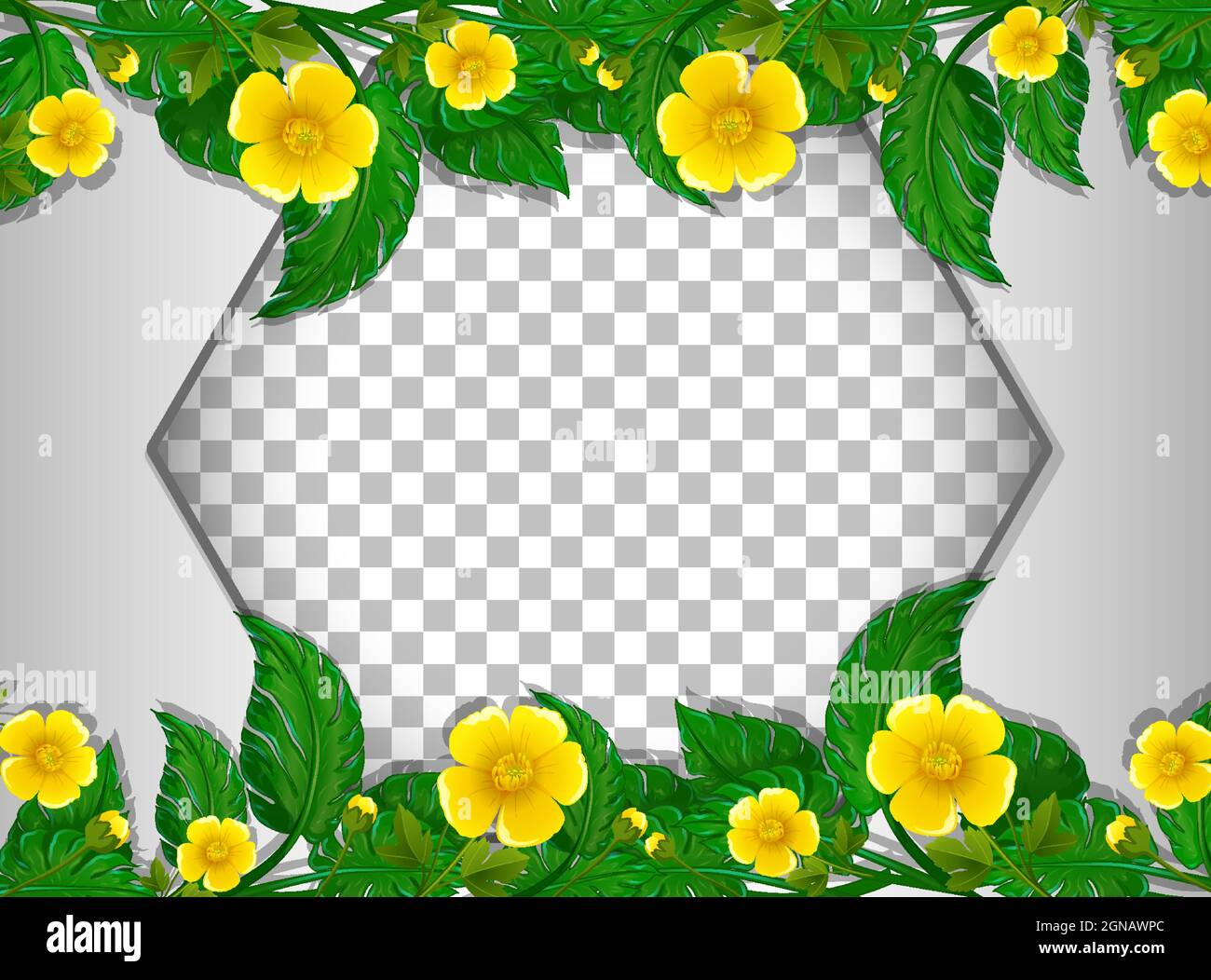 Gorgeous tropical yellow flower Stock Vector Images - Alamy