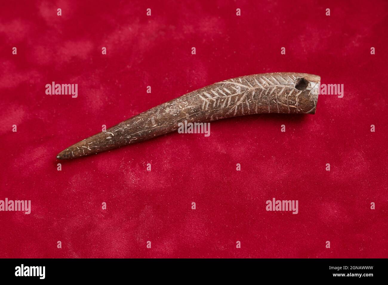 Antique bone Marline Spike for the weaving of Fishing net, with a ...