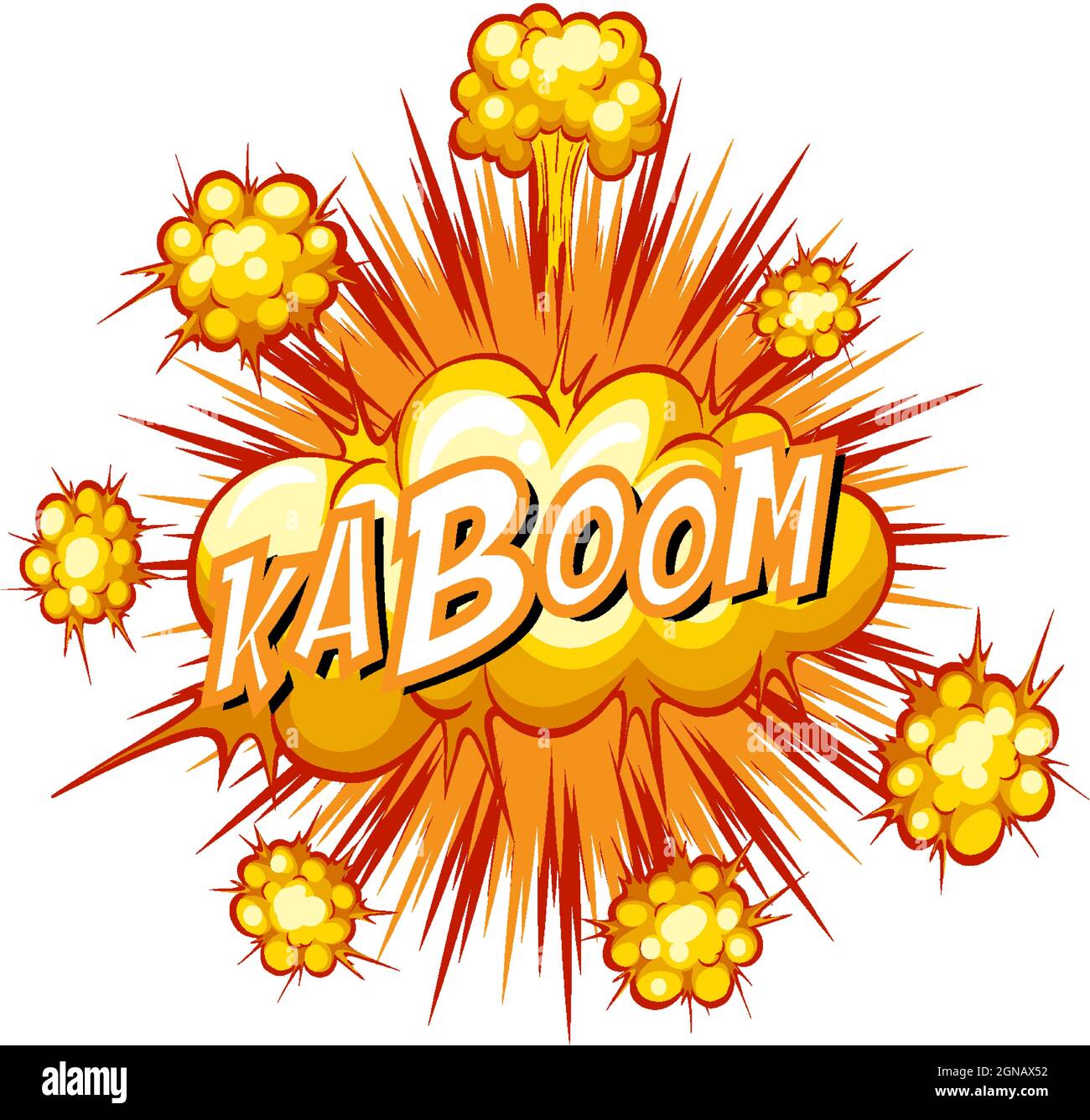 Comic speech bubble with kaboom text illustration Stock Vector Image ...