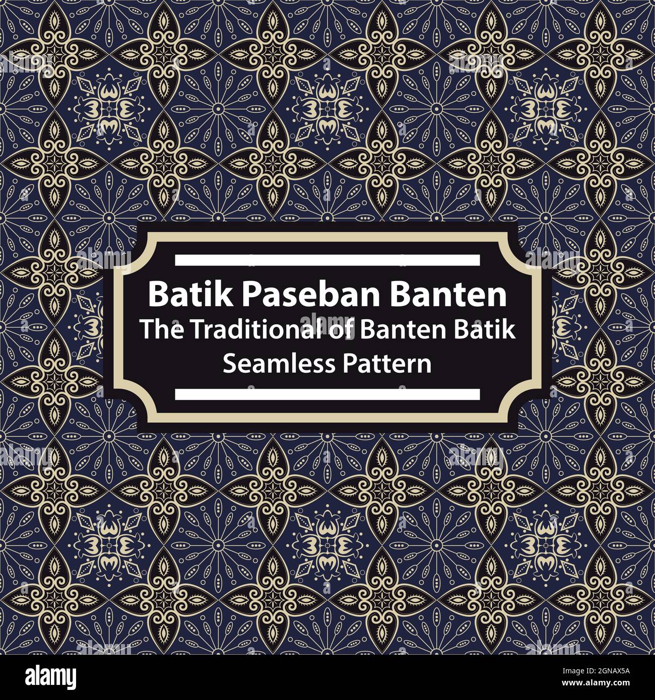 Batik Paseban Banten - The Traditional of Banten Batik Seamless Pattern ...