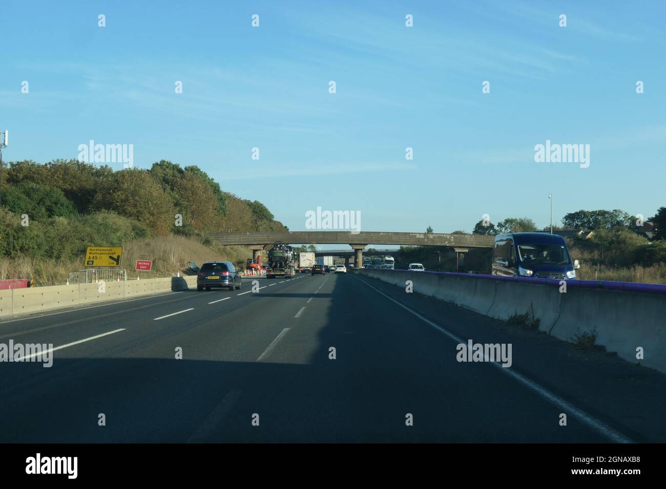 Motorway verge winter hi-res stock photography and images - Alamy