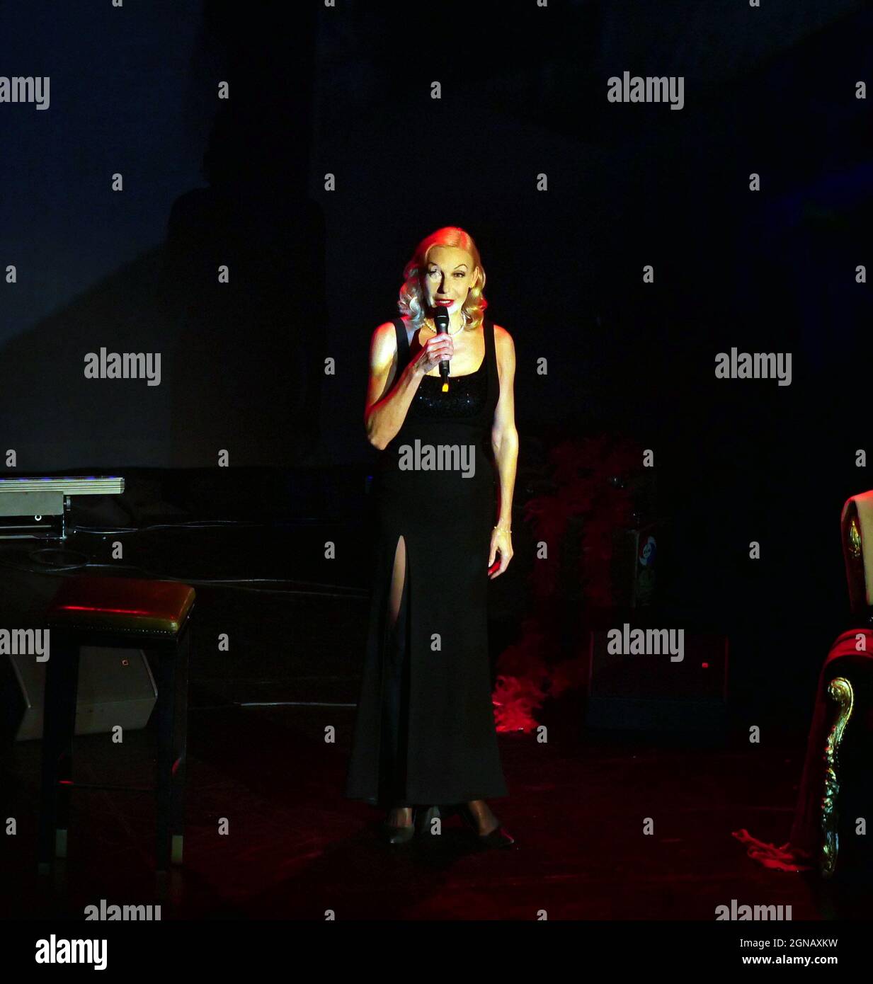 Berlin, Germany. 17th Sep, 2021. Singer Ute Lemper sings at her show ...