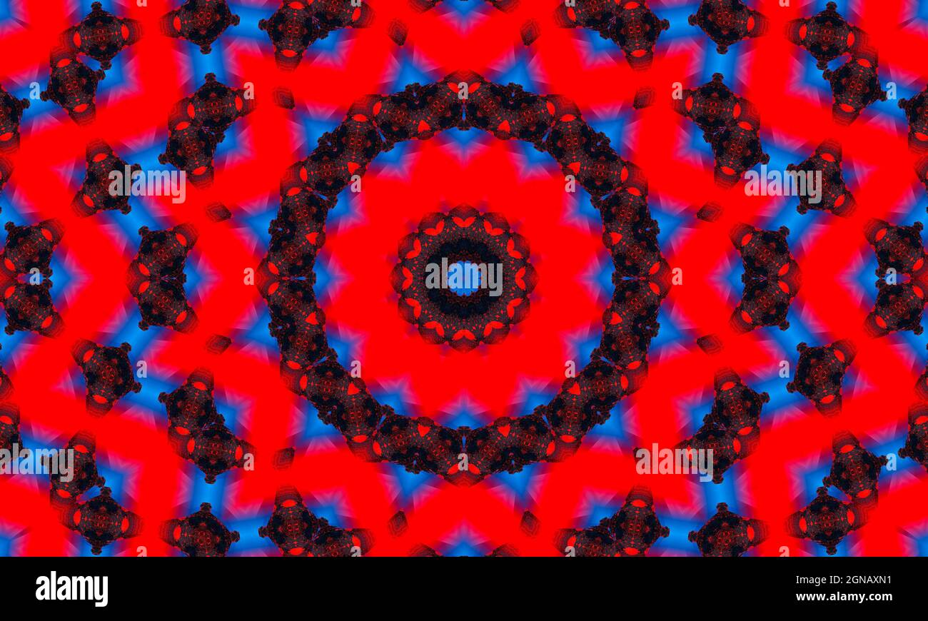 Red Abstract color technology background, computer technology business ...