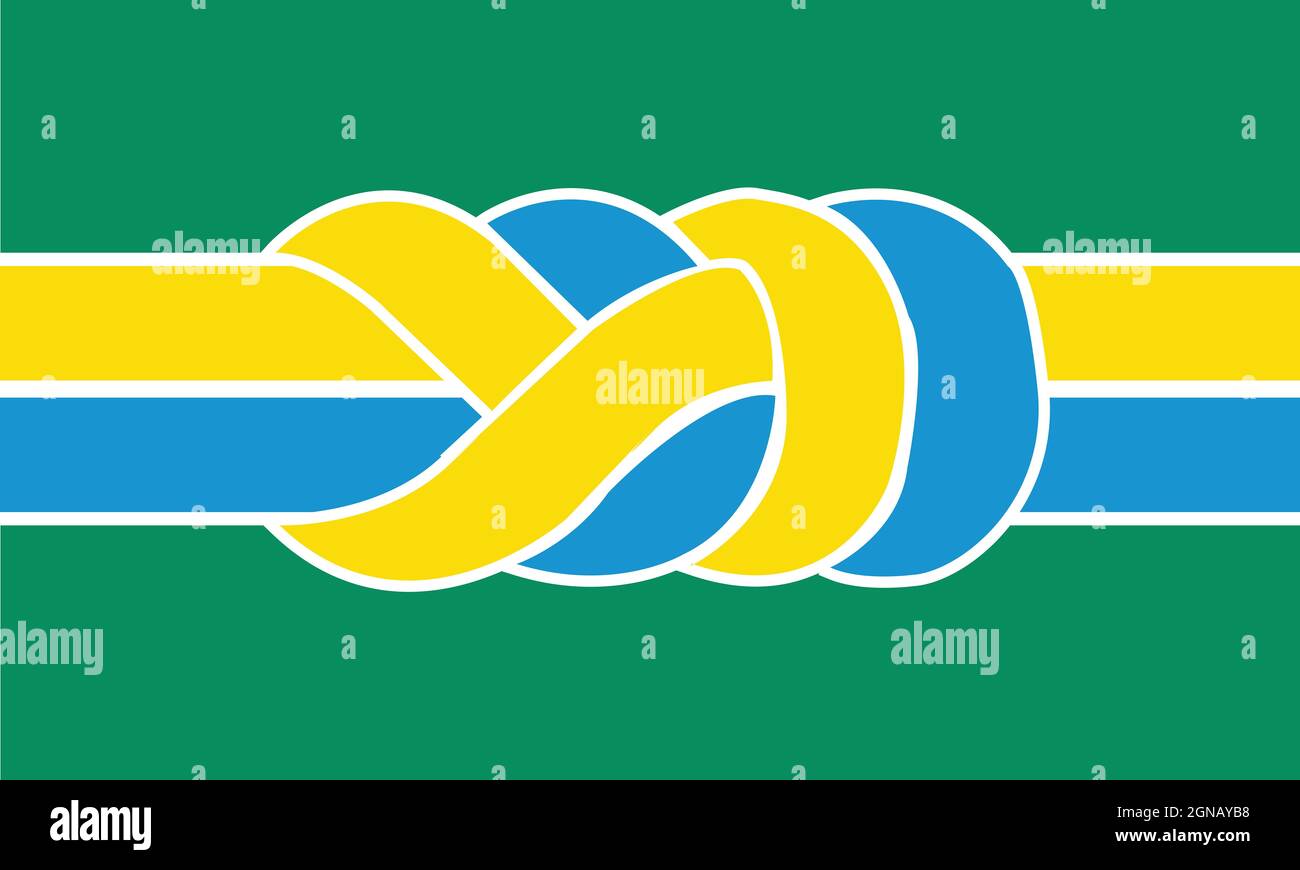 The traditional flag of Palouse City in Washington USA Stock Photo - Alamy