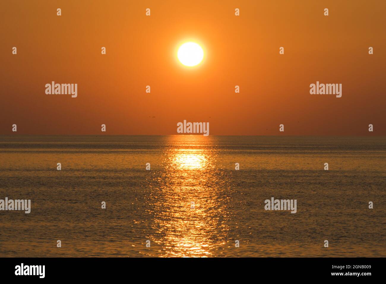 Sunset background, Black sea sunset view and landscape in Georgia Stock ...
