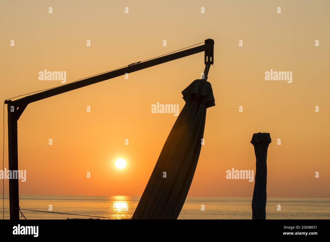 Sunset background, Black sea sunset view and landscape in Georgia Stock ...