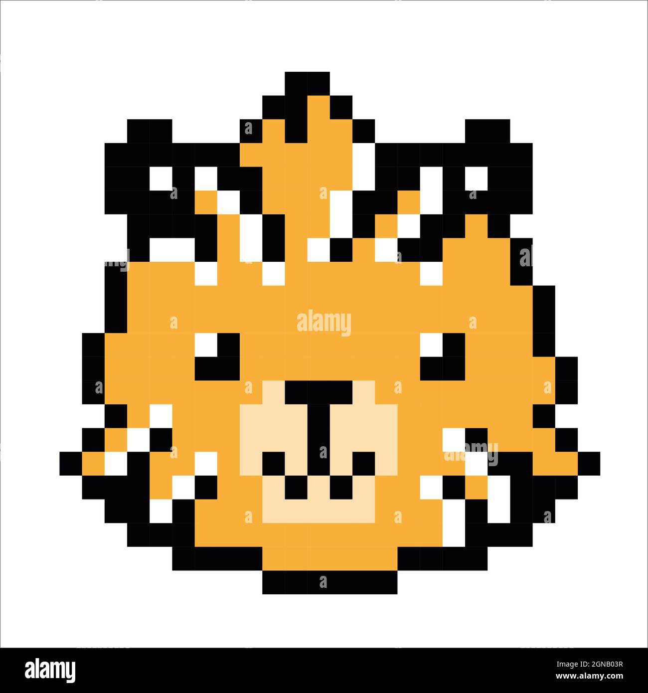 Minecraft Lion Pixel Art