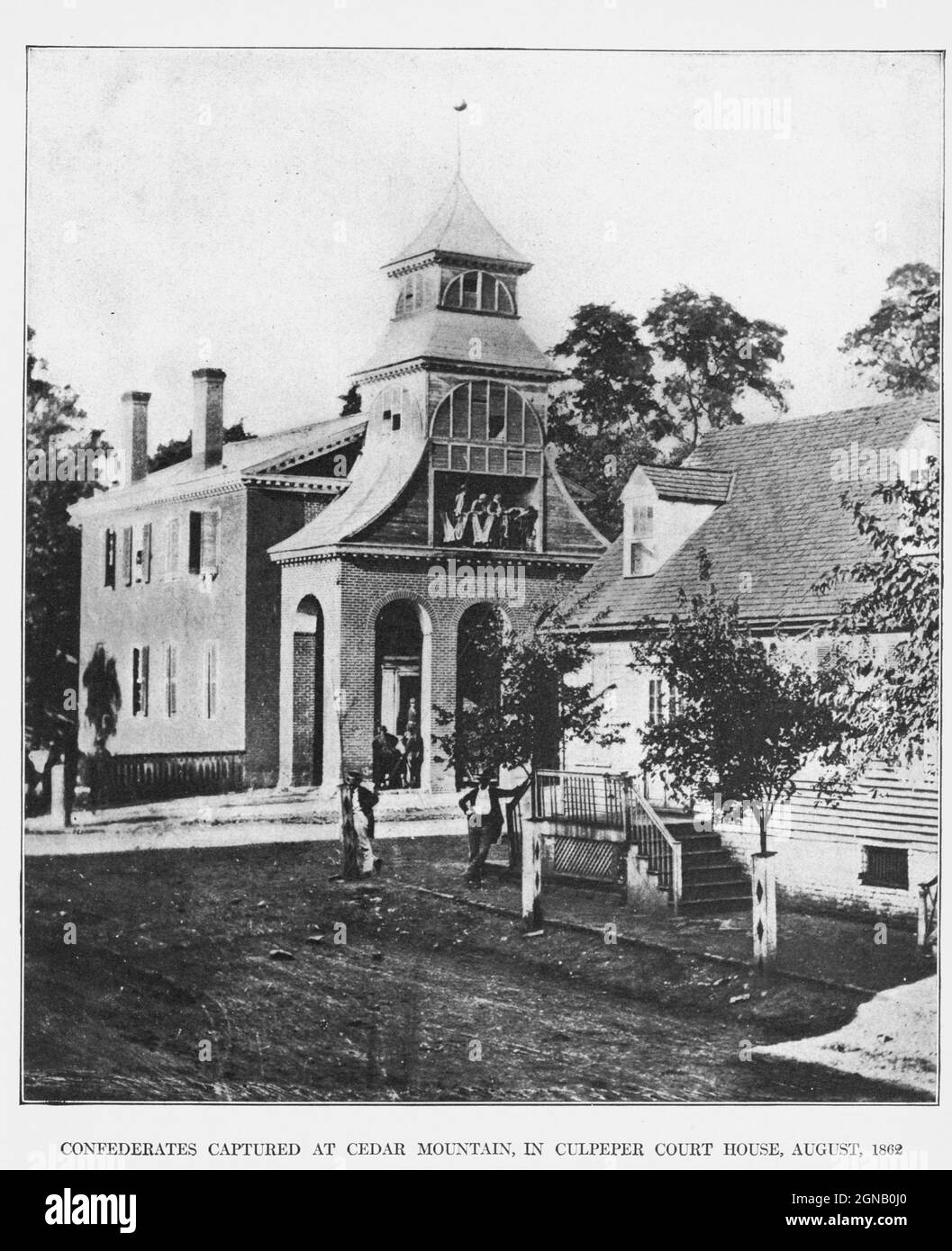 At the battle of Cedar Mountain, August 9, 1861, the above with other ...