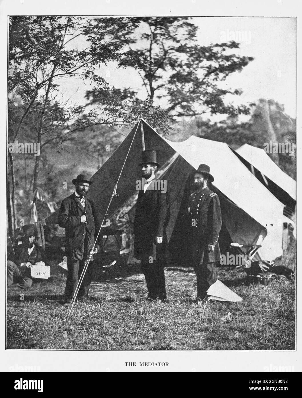 President Lincoln's Visit to the Camps at Antietam, October 8, 1862 ...