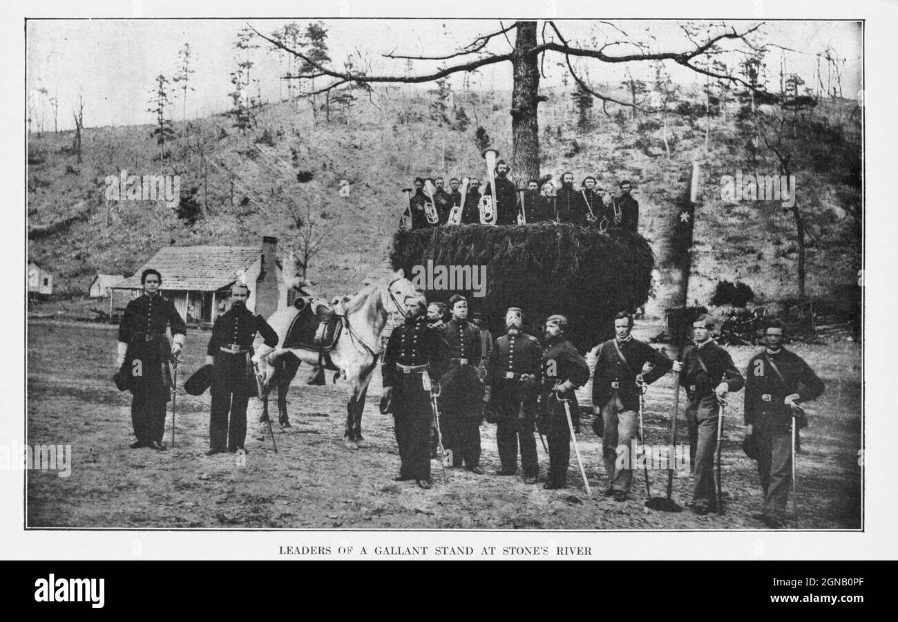 General William P. Carlin and staff from the book ' The Civil war ...